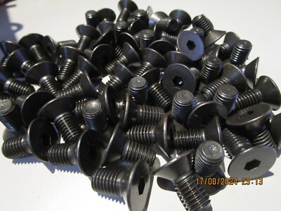 QTY 200 FLATHEAD SOCKET SCREW M10 X 20 MM ,NEW OLD STOCK. UNBRAKO FREE ...