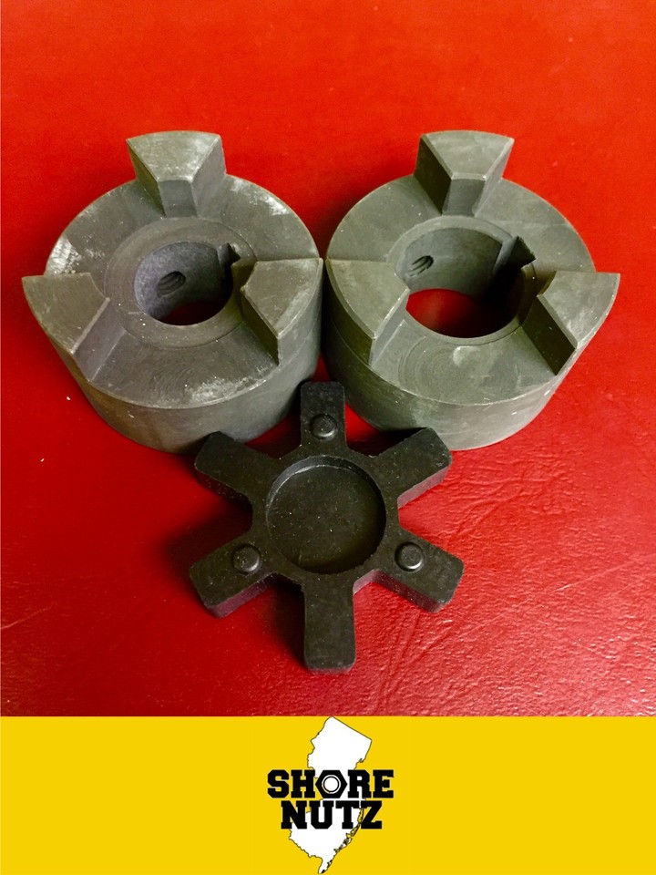 L090 1/2 X 3/4 LOG WOOD SPLITTER COUPLING MOTOR TO PUMP 2-7/64" OD BUNA ...