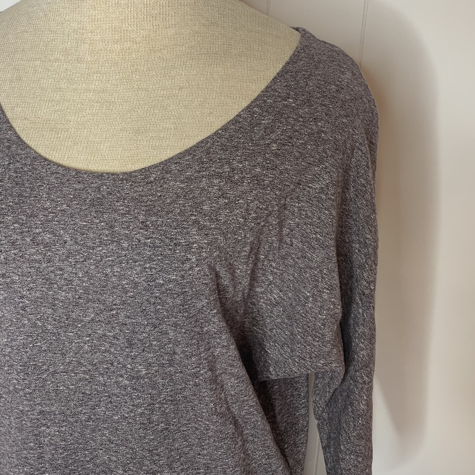 Synergy Clothing Tshirt Dress XS Organic Cotton Quinn in Mocha Shift ...