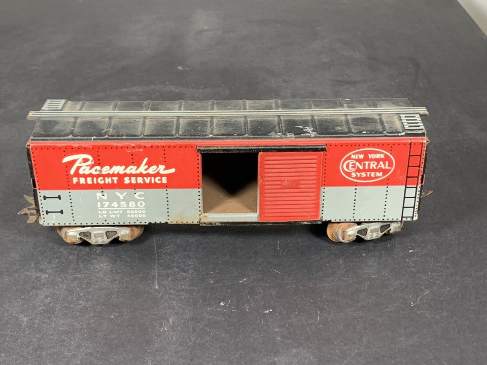 Train, Vintage Electric Train Freight Car, Pacemaker Freight Service ...