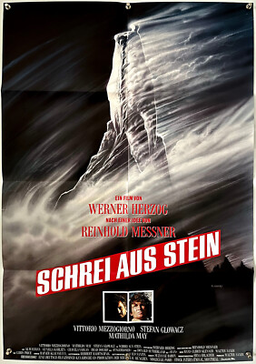 Werner Herzog SCREAM OF STONE original vintage 1 sheet movie poster ...