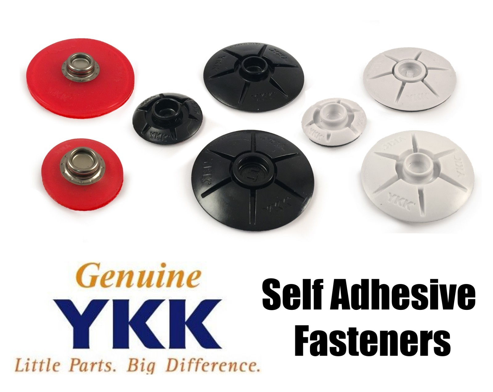 SNAD YKK Self Adhesive Fastener 40mm & 25mm Domed Base Stud Awning ...