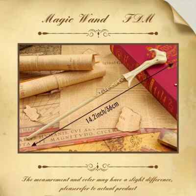 Premium Classic Carbon Steel Magic Wand, Cosplay Halloween Scepter ...