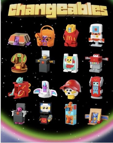 McDonald’s 2026 Changeables Happy meal complete Set Of 16 | eBay
