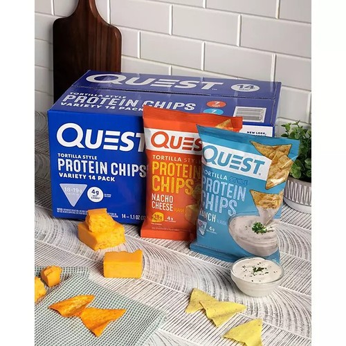 Quest Tortilla Chips Variety Pack, Nacho Cheese & Ranch, 14 ct. | eBay