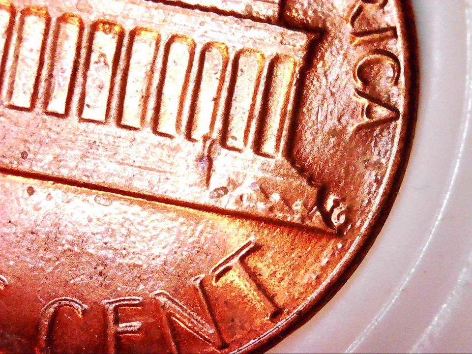 1985 Lincoln Cent offset planchet Brilliant MS Quality AU Red color ...