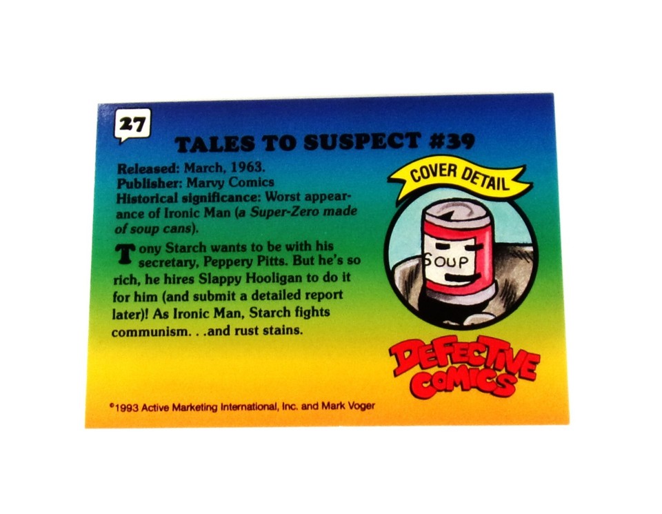 Defective Comics Card # 27 Tales To Suspect #39 1993 | eBay