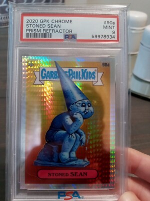 2020 Topps Garbage Pail Kids GPK Chrome PRISM 90a STONED SEAN 102/199 ...