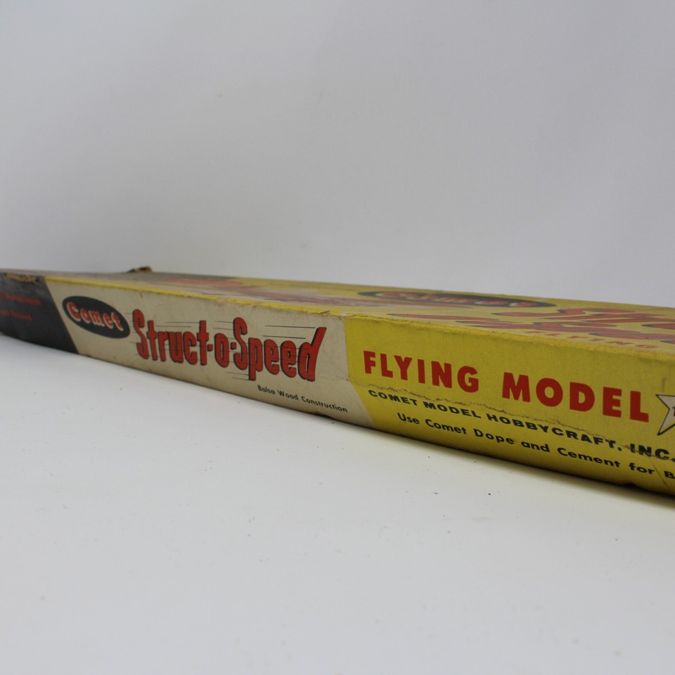 Vintage Comet Struct-O-Speed Plane Model Balsa Wood Kit K3 Taylorcraft ...