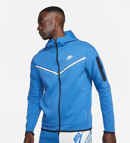 Nike Sportswear Tech Fleece Full Zip Hoodie Men’s SZ 3XL Blue CU4489 ...