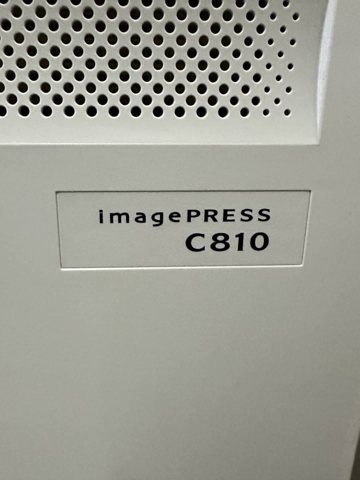 CANON IMAGEPRESS C810 COLOR COPIER, FIN, SERVER FIERY, LOW METER | eBay