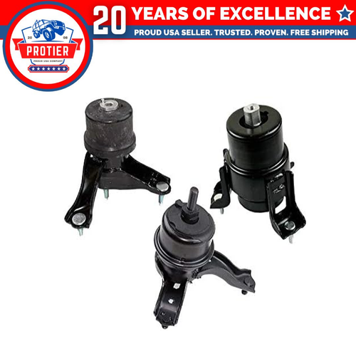 Motor & Trans Mount Set 3pcs for Toyota Highlander 09-13 2.7L AUTO ...
