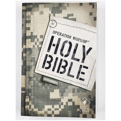 Operation Worship Compact Bible NLT, Army edition by Tyndale (2008, PB ...