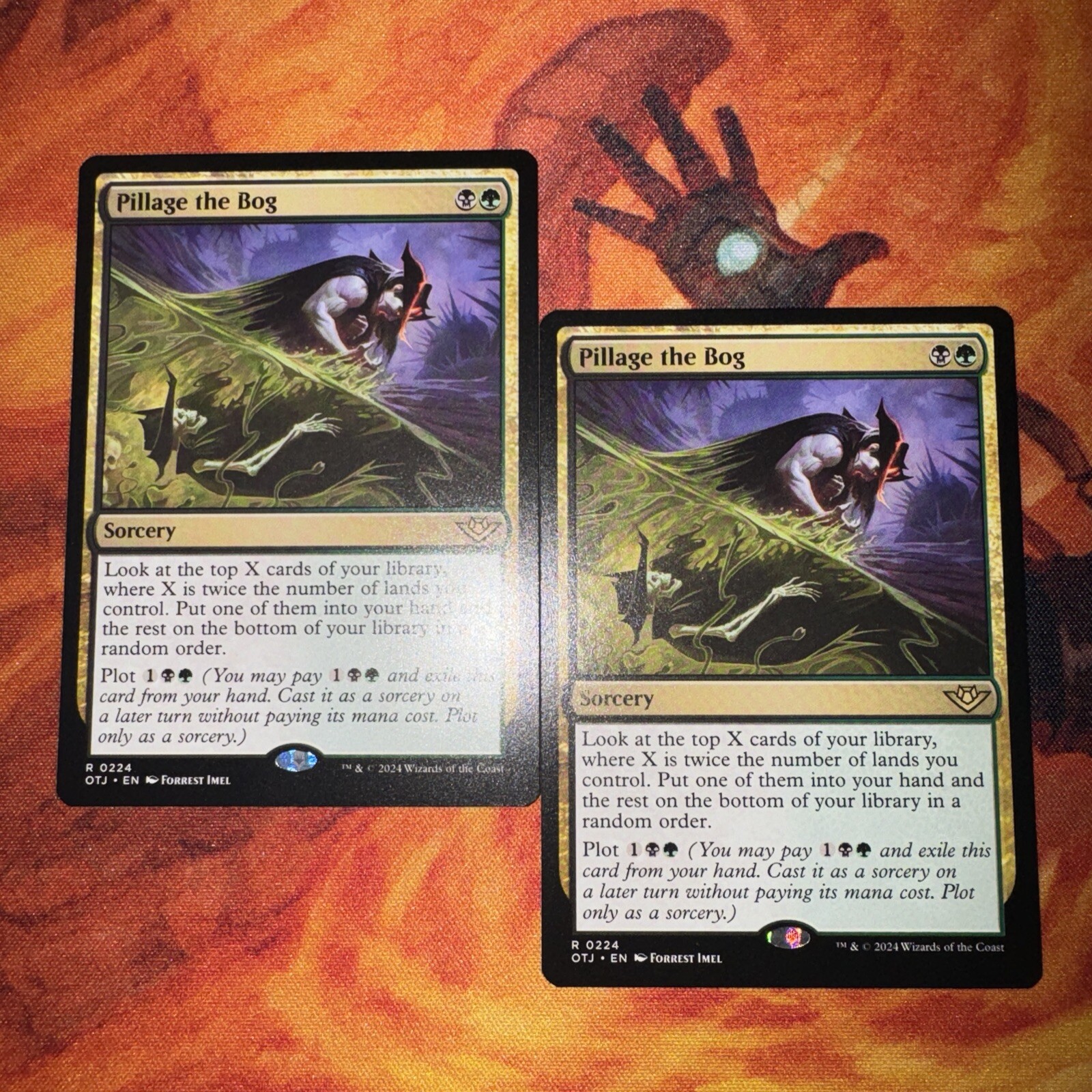 Pillage The Bog X2 Outlaws Of Thunder Junction OTJ Magic MTG Regular ...