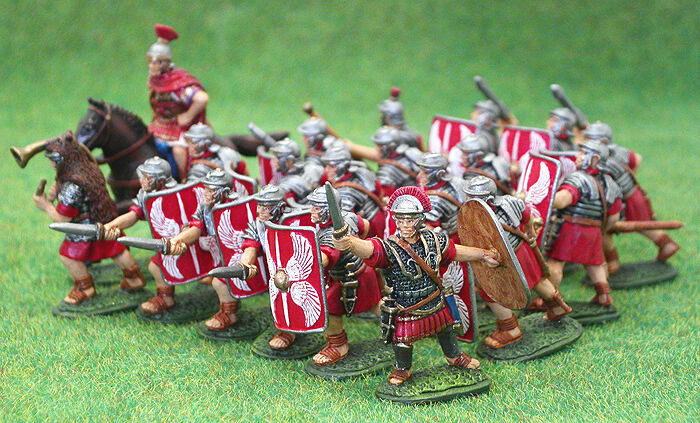 Roman Wargaming Army Legionaries 8 Metal 28mm scale Prince August ...