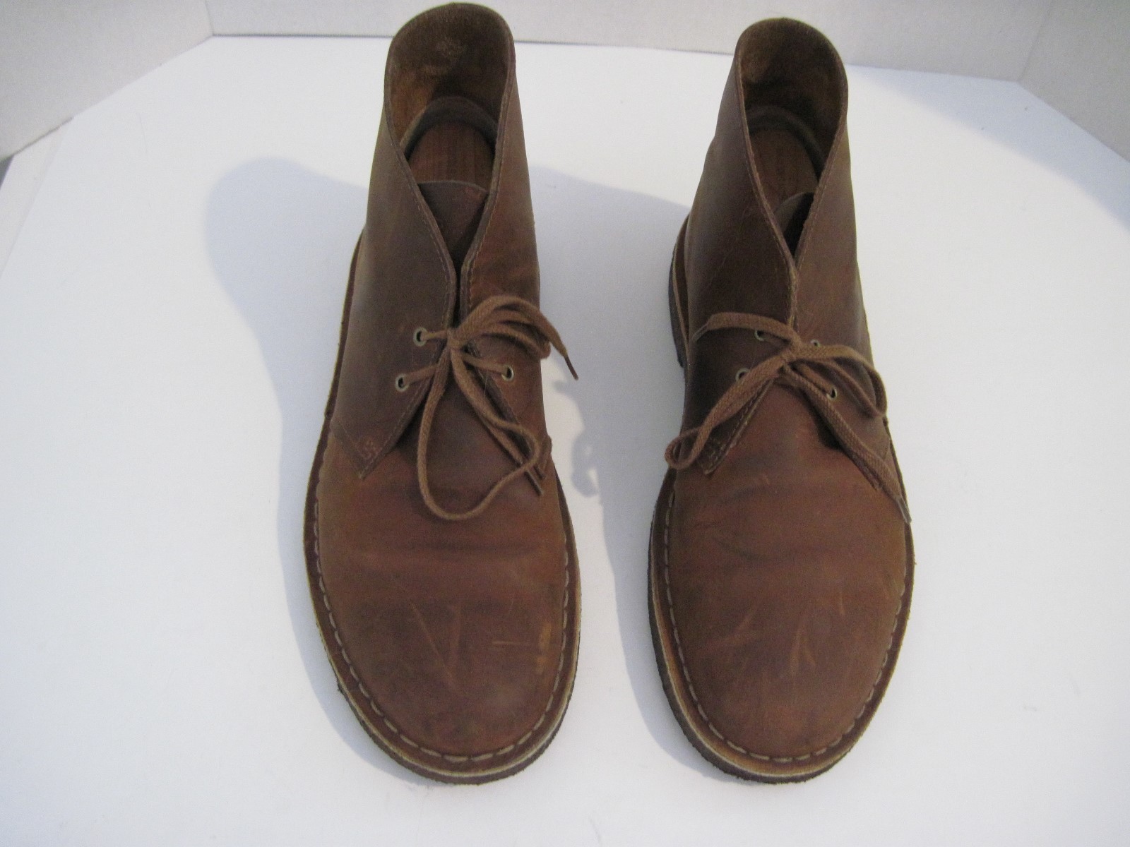 Clarks Originals Desert Boots Mens Brown Leather Size 10M | eBay
