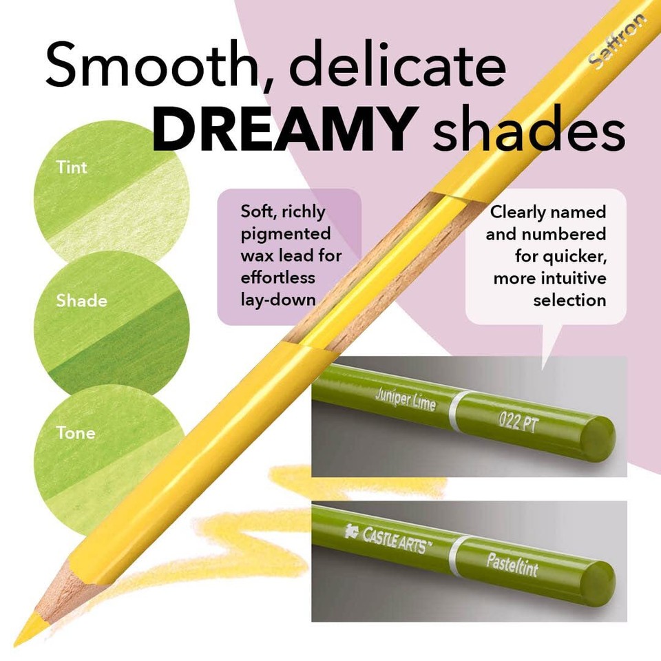 Pastellstifte-Set | 48 Farben in sanften satten Tönen | Für ...