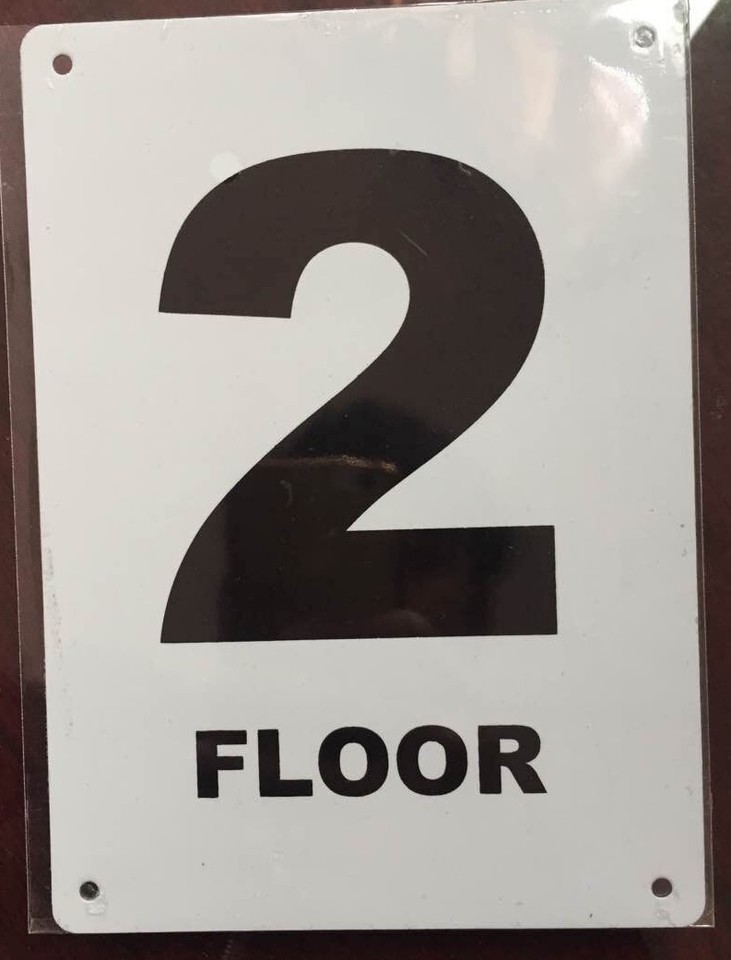 Apartment Floor Number Sign set ( Aluminum )-REF24-1027 | eBay