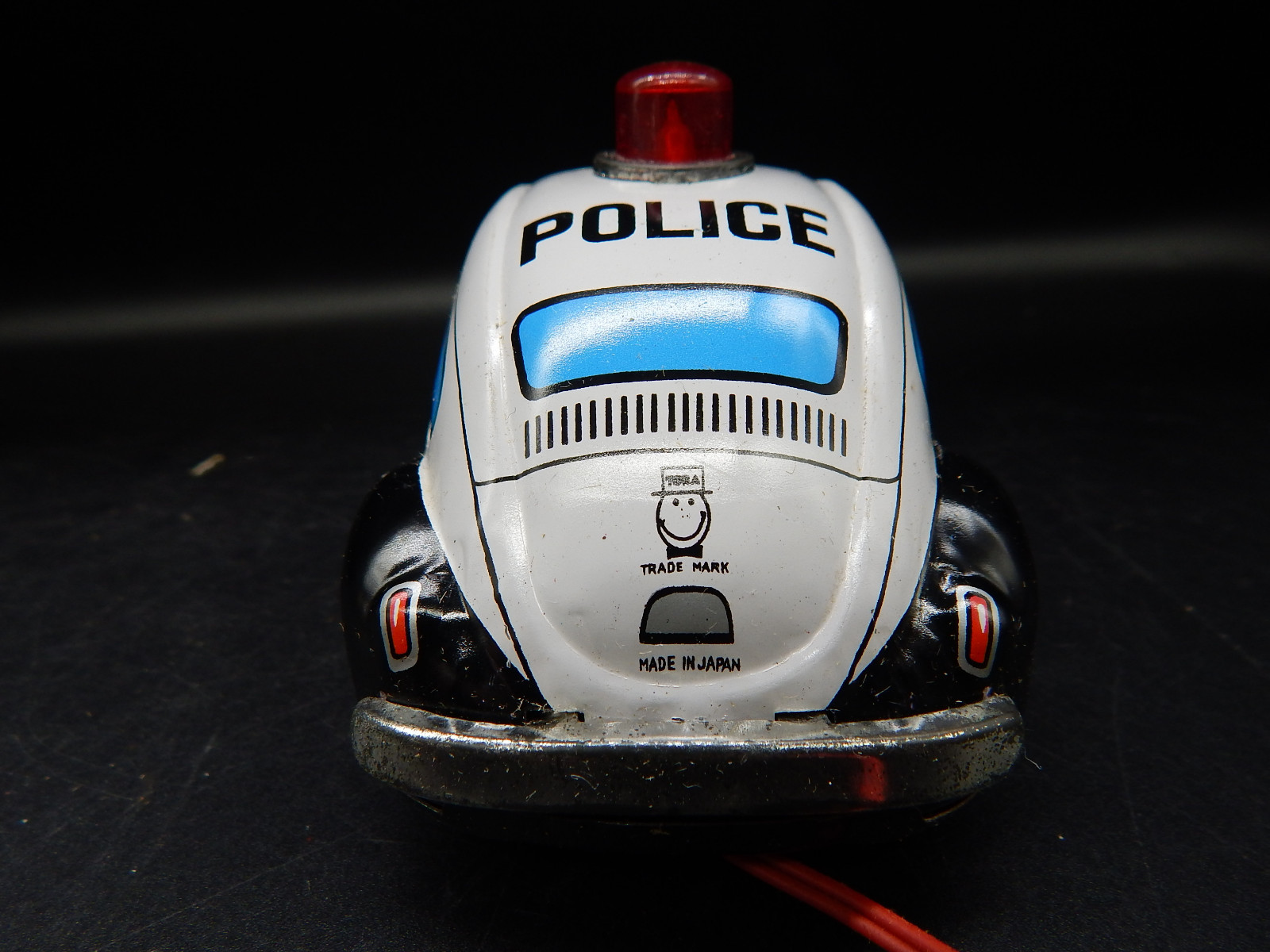 vintage Tora Toys VOLKSWAGEN Beetle POLICE CAR VW bug battery op toy ...