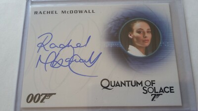 James Bond Archives 2015 Autograph Card A278 Rachel McDowall as Flight ...