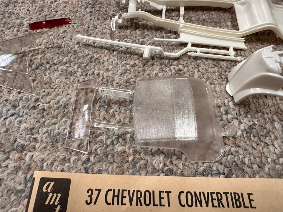 AMT 1937 Chevy Convertible "Street Rods" 1:25 Model Kit T141 ORIGINAL ...