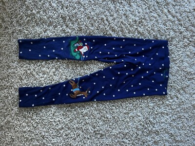 Mini Boden Christmas Holiday Santa Leggings 9-10y Appliqué | eBay