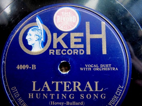 1919 American Indian Okeh 4009 Royal Dadmun Barit Frederic Bullard ...