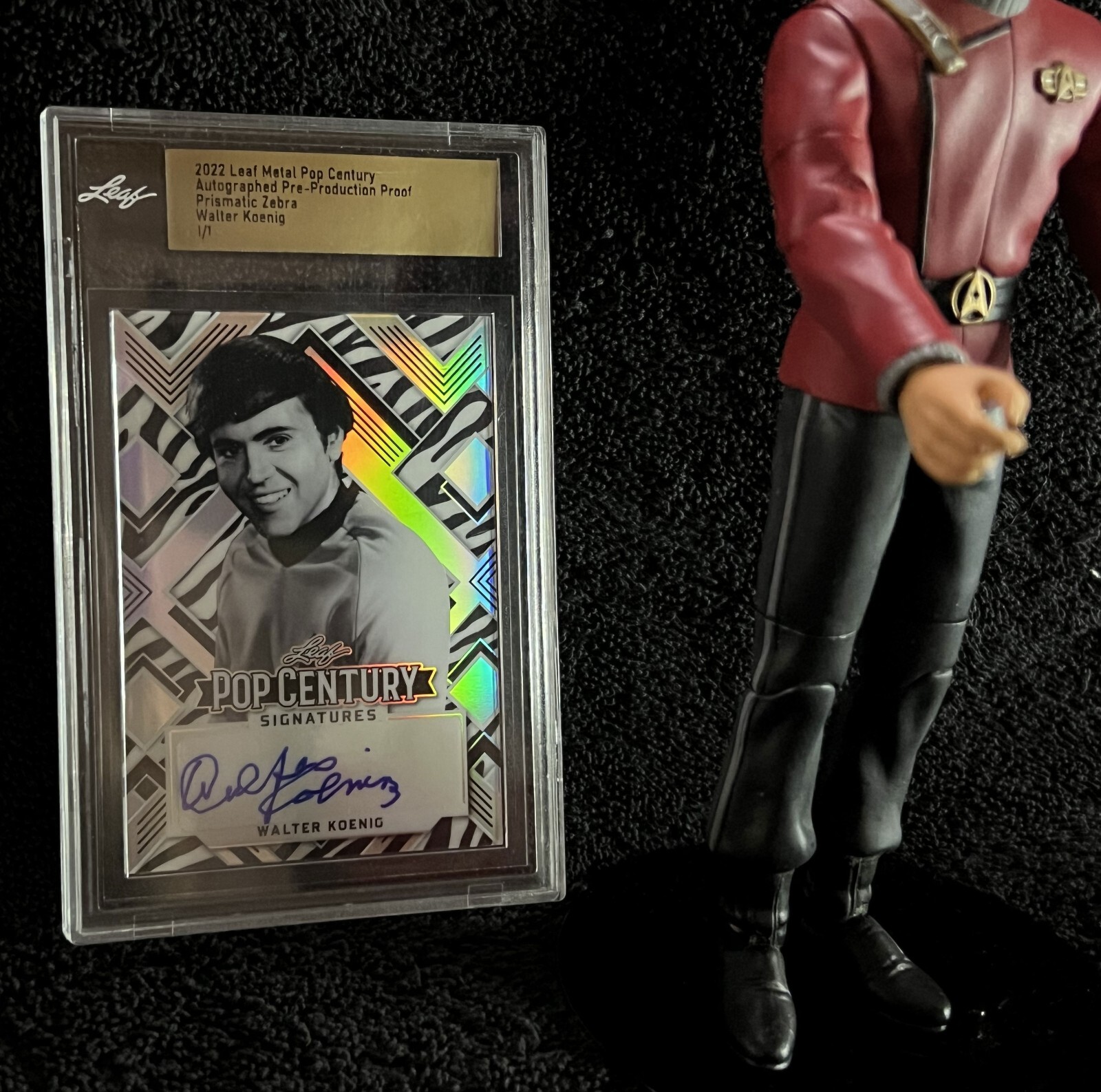 CHEKOV • KOENIG AUTOGRAPHED 1/1 CARD • STAR TREK II THE WRATH OF KHAN ...