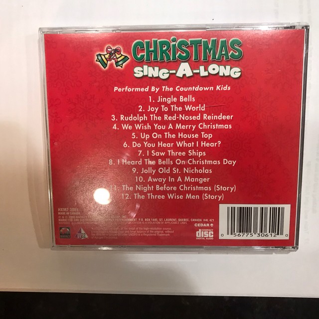 Christmas Sing-A-Long by The Countdown Kids (CD, Oct-2001, Madacy) for ...