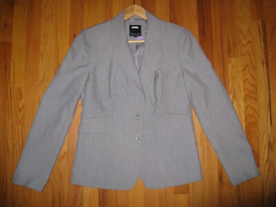 The Limited Collection Women's sz 10 Lined Heather gray 2 button blazer ...