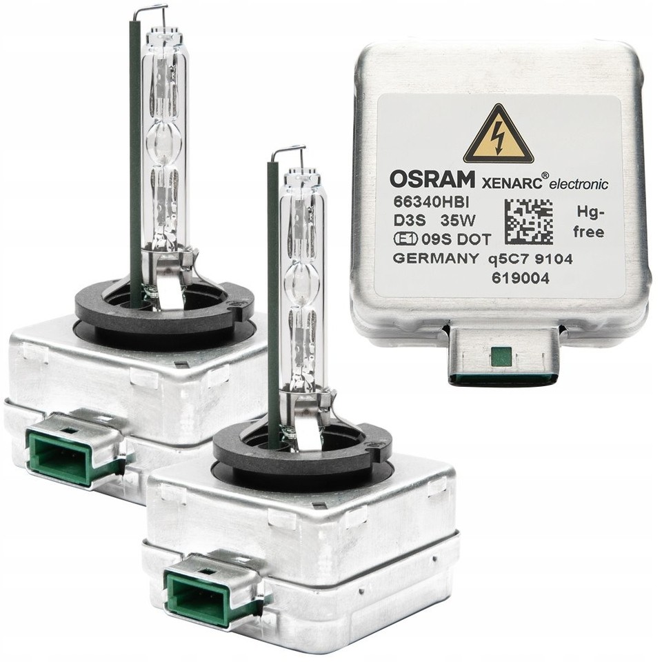 Osram 66340HBI Xenarc 35W D3S PK32D-5 4600K HID Xenon Light Bulb (2 ...
