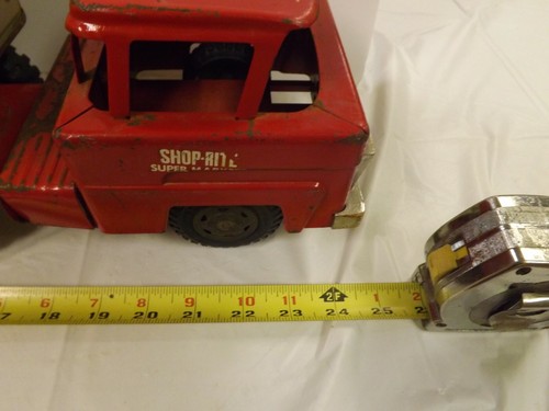 Vintage Pressed Steel Marx Shoprite Toy Truck Advertising Tractor ...