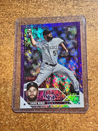 2023 Topps Update Baseball Purple Foilboard # US162 Jake Bird RC 551/ ...