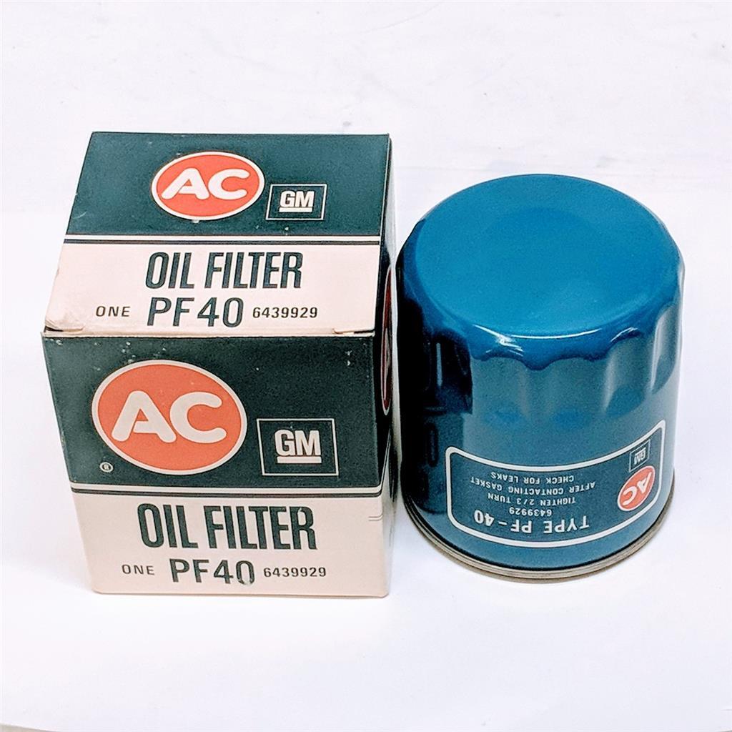AC-Delco PF40 - cross reference oil filters | oilfilter-crossreference.com