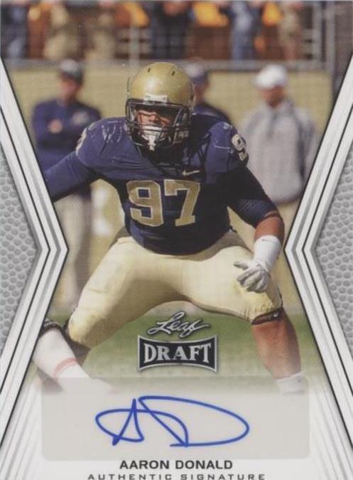 2014 Leaf Draft - Autographs Aaron Donald #A-ADI (AU, RC) for sale ...