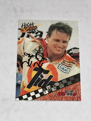 Ricky Rudd signed MILLER 400 NASCAR HALL OF FAMER card 1994 WHEELS HIGH ...
