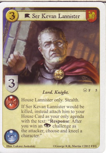 Kevan Lannister Game Of Thrones Ser Kevan Lannister A Game Of