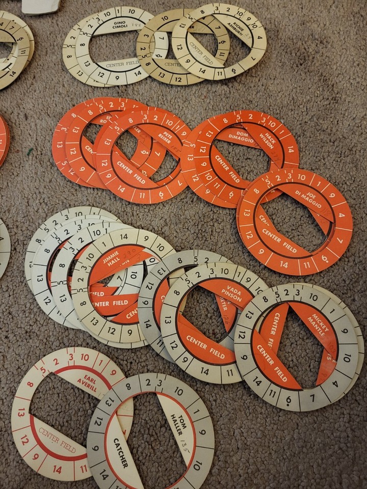 VTG 1962 Cadaco All Star Baseball MLB Board Game #183 w/ Discs + Extra ...