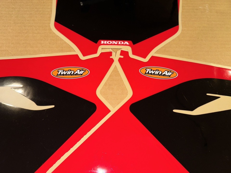 2002 2007 HONDA Polisport Restyle Plastic Gen2 CR125CR250 Number Plate ...