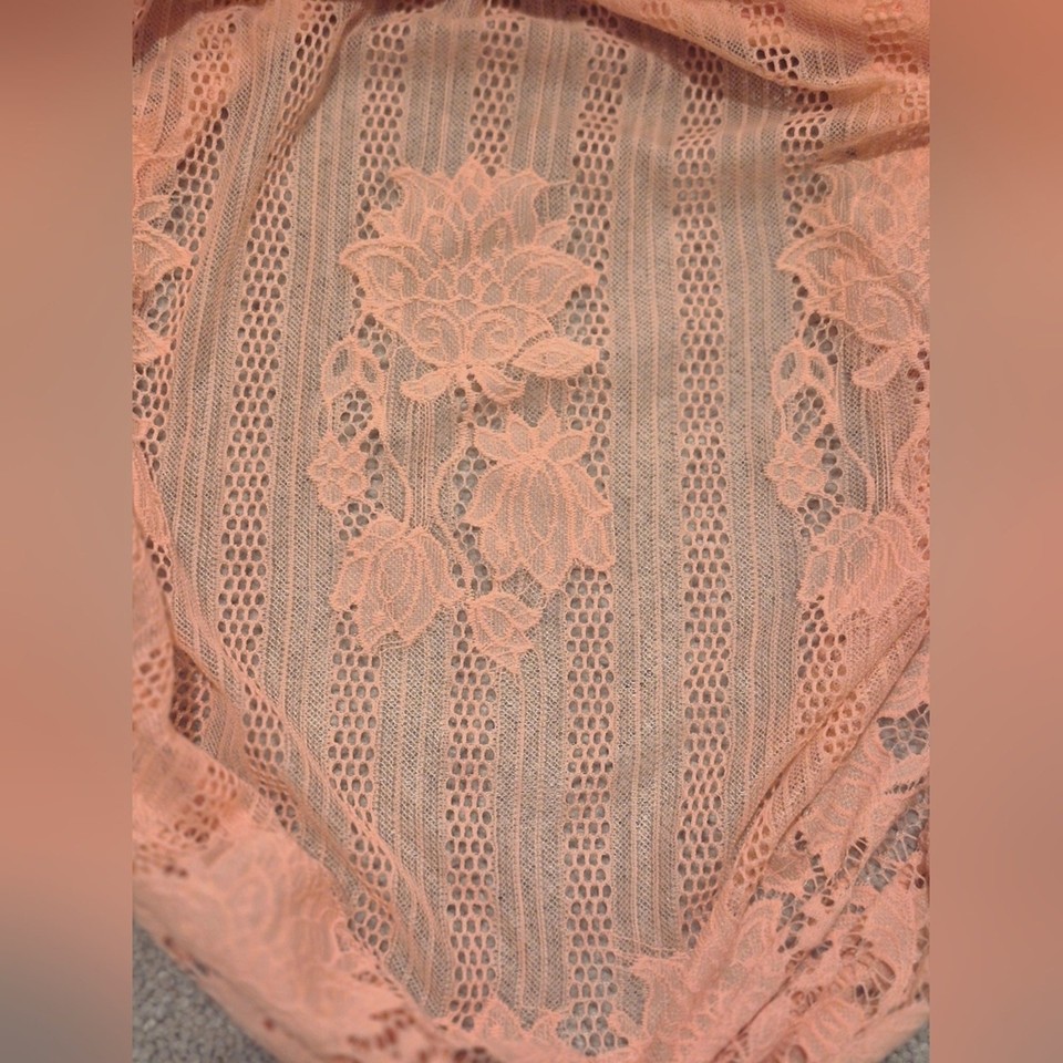 CATO | Coral/Peach Lace | 14-16W | eBay