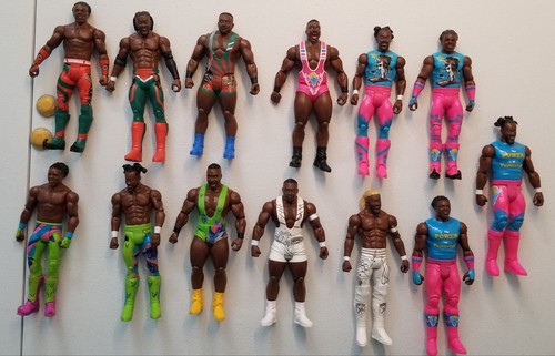 Lot Of New Day Mattel Basic WWE Wrestling Figures! Big E Xavier Woods ...