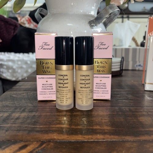 Too Faced Born This Way Multi-Use Concealer In Porcelain & Shortbread ...