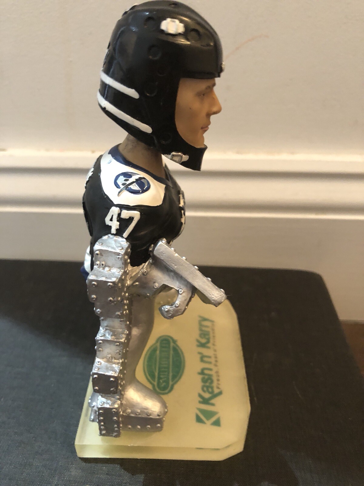 John Grahame REPAIRED MISSING MASK STICK Tampa Bay Lightning Goalie ...