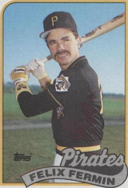1989 Topps - Felix Fermin #303 F* on Back for sale online | eBay