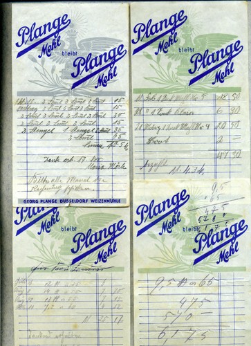 Plange Mehl -- Georg Plange Düsseldorf -- Weizenmühle -- Werbung 30er Jahre -- | eBay