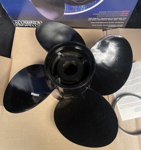 Michigan Wheel Vortex Aluminum Hubless 4 Blade Boat Propeller Prop 13-7 ...