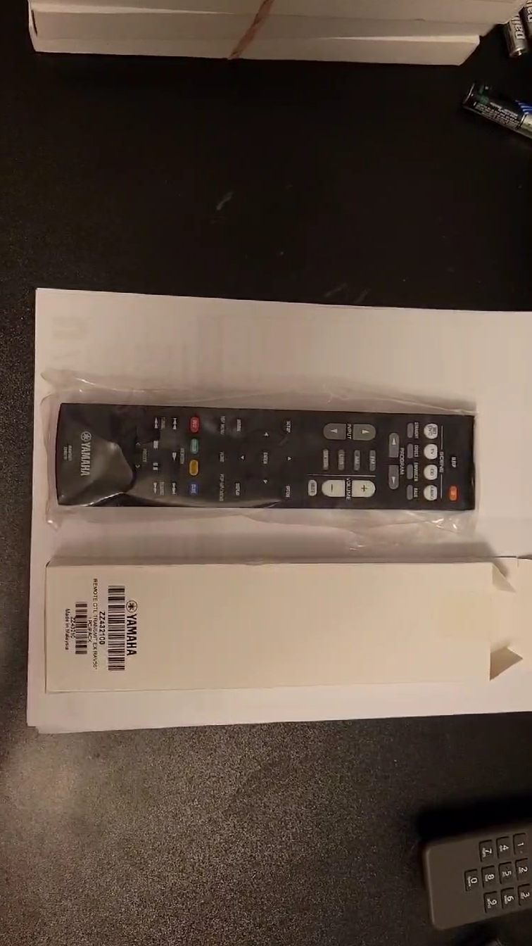 New Yamaha Remote Control RAV561 ZZ432100 fits AV Receiver RX-V385 HTR ...