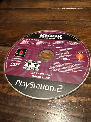 Playstation 2 2.6 KIOSK DEMO DISC PS2 Parappa 2 Ico Spider-Man Tested ...