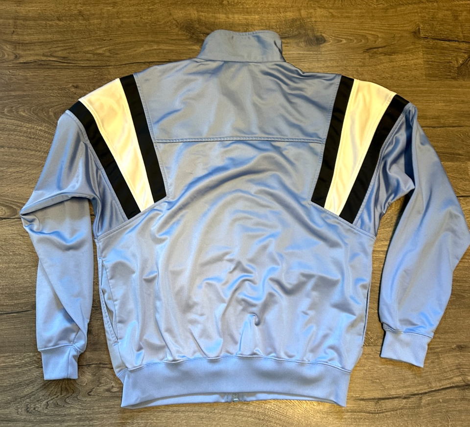 Vintage Nike Light Blue Track Jacket Fill Zip Baby Blue 90's men's ...