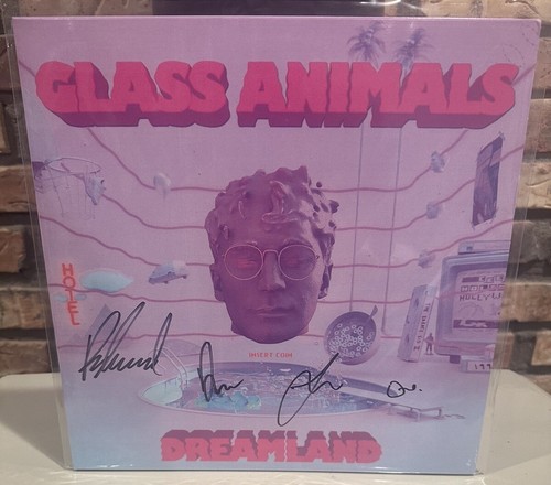 GLASS ANIMALS Signed Dreamland Vinyl Record LP Album DAVE BAYLEY +3 ...